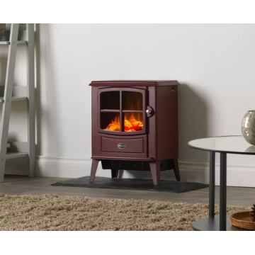 Dimplex Brayford Optiflame Electric Stove - Burgundy
