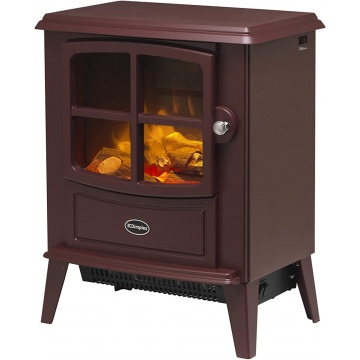 Dimplex Brayford Optiflame Electric Stove - Burgundy