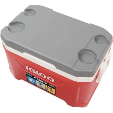 Igloo Latitude - Red 52 QT Cool Box Cooler