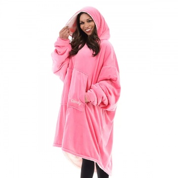 The Comfy Original Wearable Blanket with fluffy Sherpa Hood