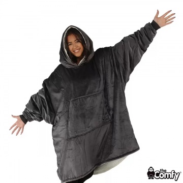 The Comfy Original Wearable Blanket with fluffy Sherpa Hood
