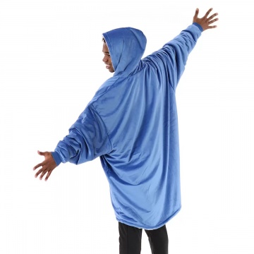 The Comfy Original Wearable Blanket with fluffy Sherpa Hood