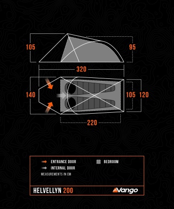 Vango Helvellyn 200 Two Person Tent